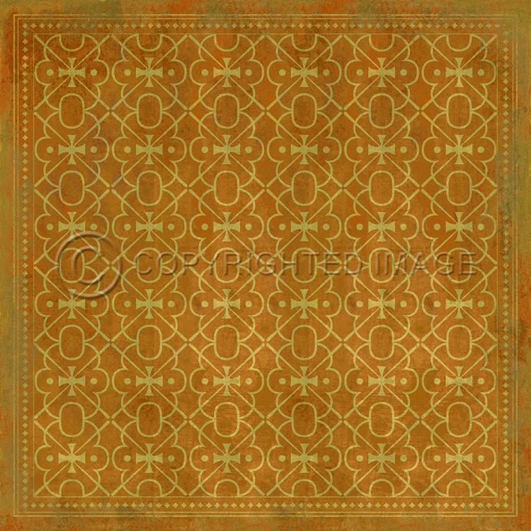 Spicher and Company Vintage Vinyl Floorcloth Mats (Pattern 5 Colonel M ...