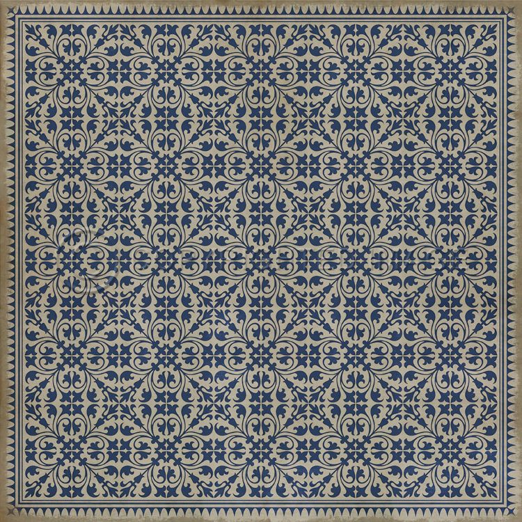 Vintage Vinyl Floorcloth Rug (Pattern 21 Mad Hatter Tea Party) – Hudson ...