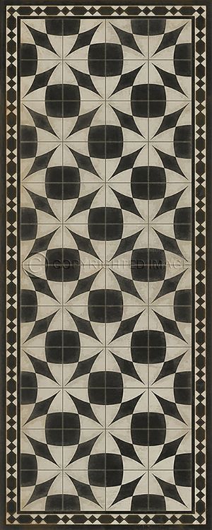 Vintage Vinyl Floorcloth Rug (Pattern 29 Voltaire) – Hudson & Vine