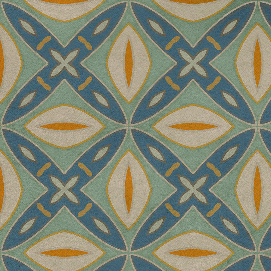 Vintage Vinyl Floorcloth Mat (Classic Pattern 82 Darling) – Hudson & Vine