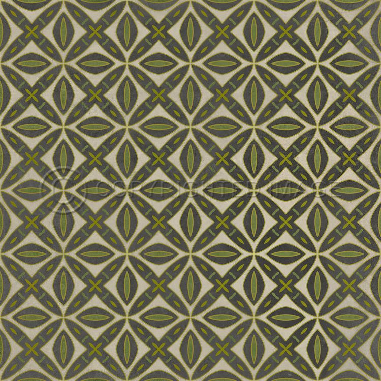 Vintage Vinyl Floorcloth Mat (Classic Pattern 82 Smee) – Hudson & Vine