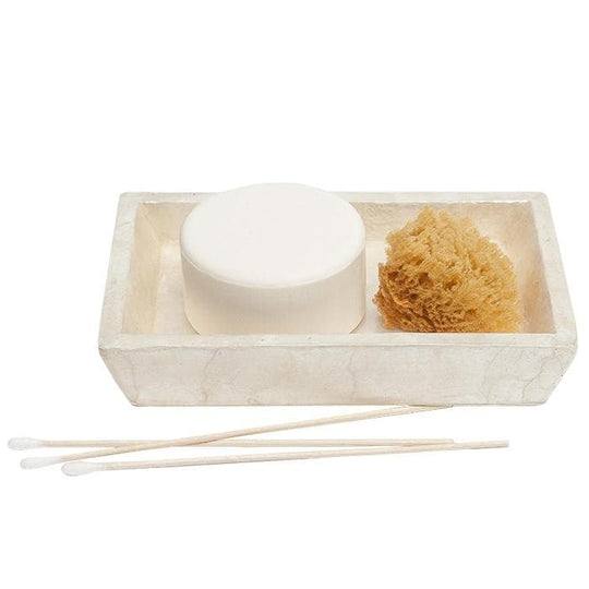 Pigeon & Poodle Andria Pearlized Capiz Shell Bathroom Accessories ...