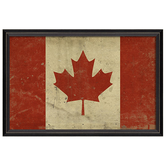 Canadian Flag Framed Print 17" x 25" – Hudson & Vine