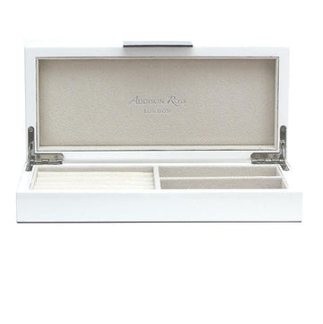 Addison Ross Lacquered Jewelry Box (White & Silver) – Hudson & Vine
