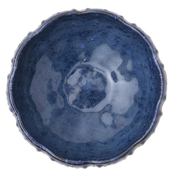 Isla Indigo Stoneware Pasta/Soup Bowl Set/4