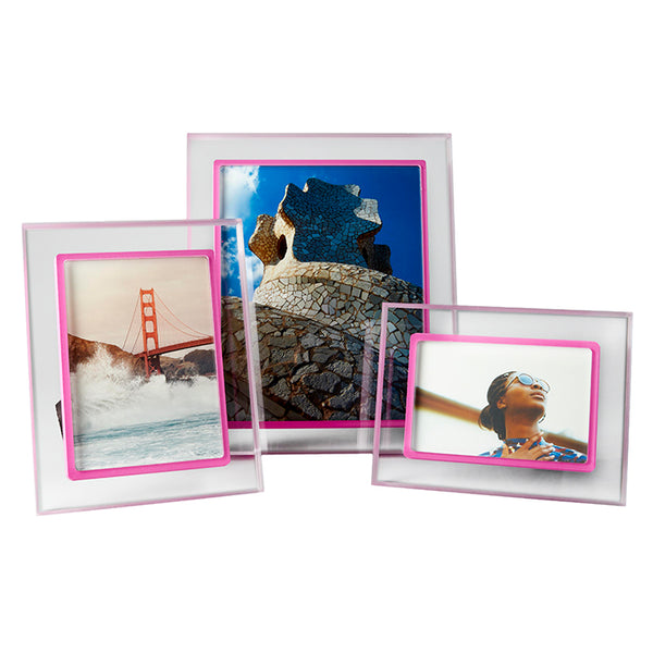 Prestige Circa Fuchsia Lip Acrylic Picture Frame