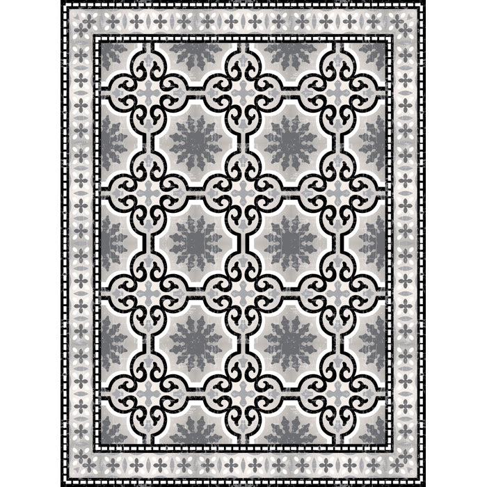Adama Vinyl Rug/Mat (Dream_BW) – Hudson & Vine