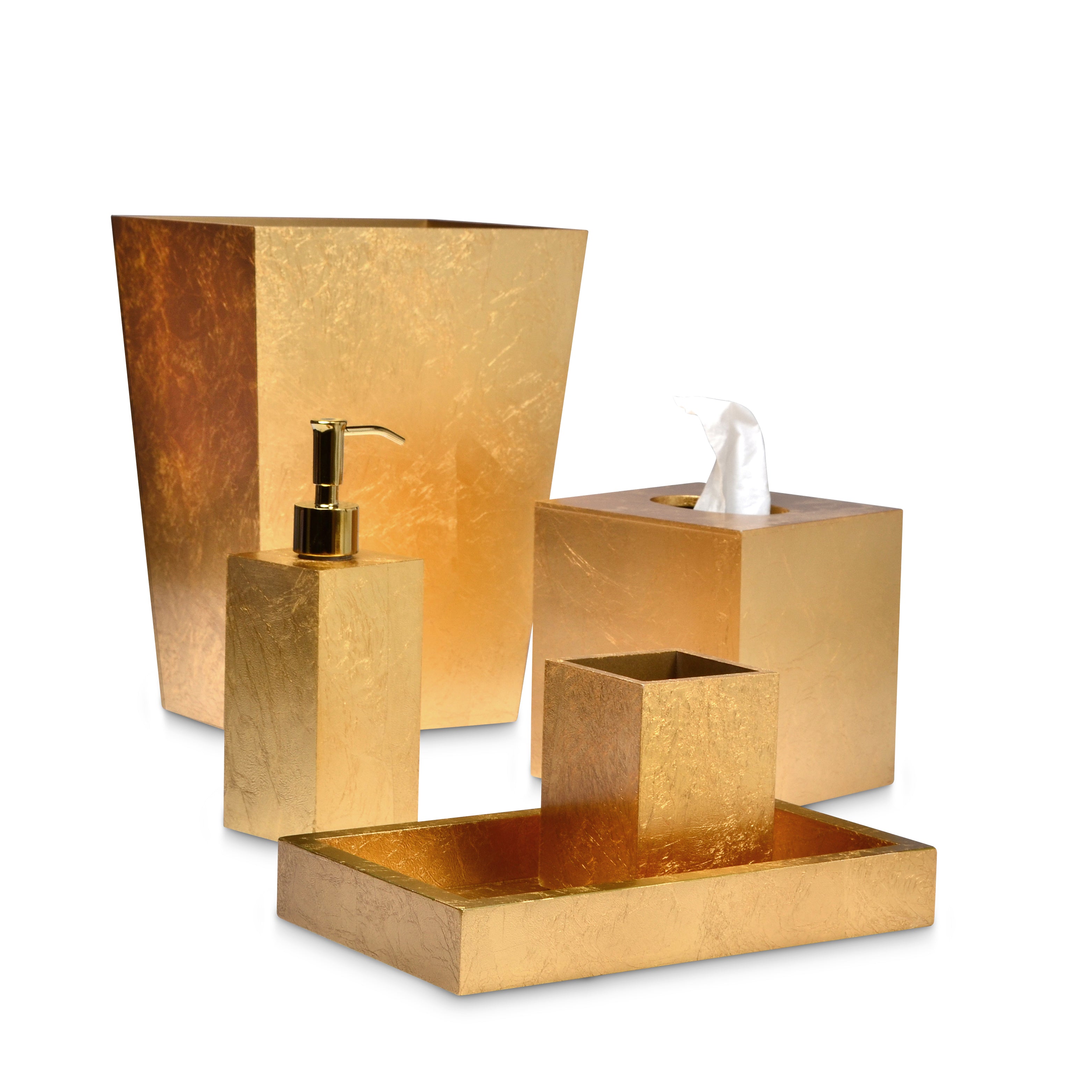 Mike + Ally Eos Gold Leaf Collection Bathroom Accessories – Hudson & Vine