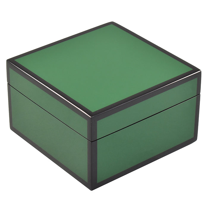 Lacquer Small Square Box (Forest Green) – Hudson & Vine
