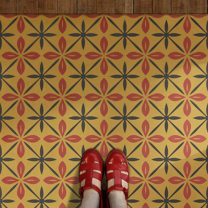 Vintage Vinyl Floorcloth Mats (Pattern 81 the Courtside Shop) – Hudson ...
