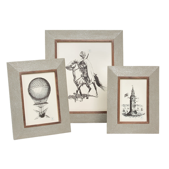 Dorchester Realistic Faux Shagreen Picture Frames (Sand) – Hudson & Vine