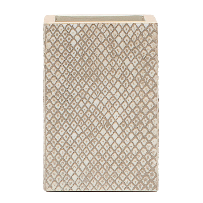 Goa Faux Boa Bathroom Accessories (Sand) – Hudson & Vine