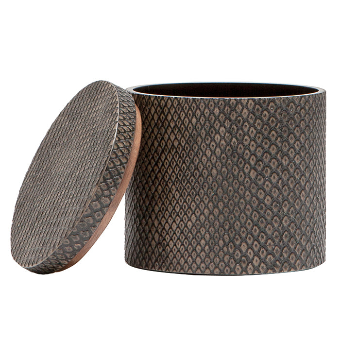 Goa Faux Boa Bathroom Accessories (Dark Mushroom) – Hudson & Vine
