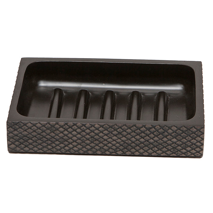 Goa Faux Boa Bathroom Accessories (Dark Mushroom) – Hudson & Vine