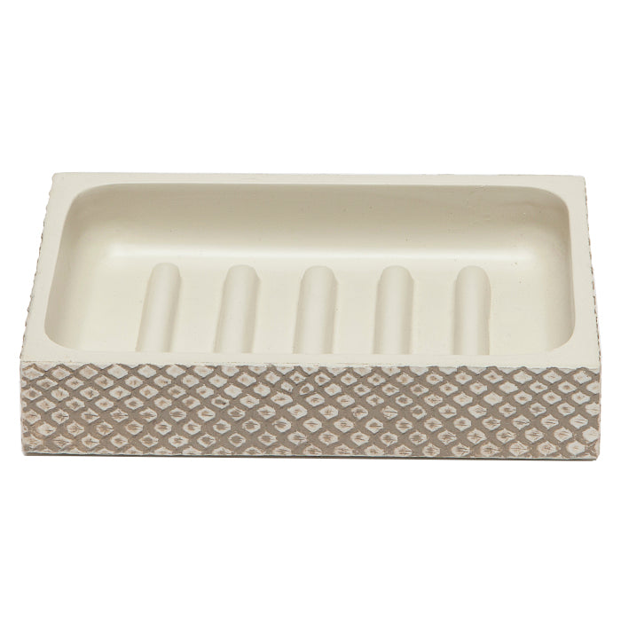Goa Faux Boa Bathroom Accessories (Sand) – Hudson & Vine