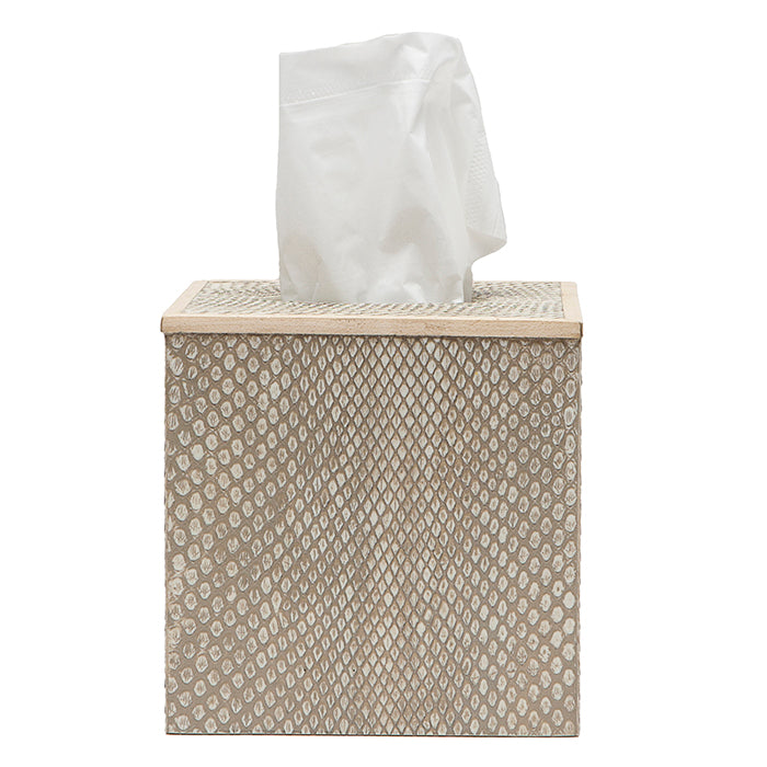 Goa Faux Boa Bathroom Accessories (Sand) – Hudson & Vine