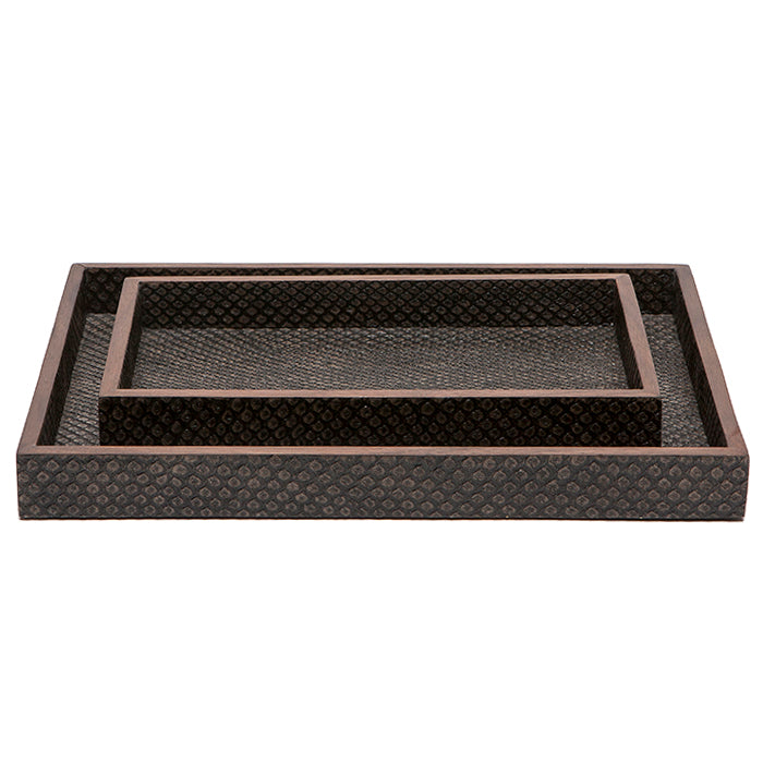 Goa Faux Boa Bathroom Accessories (Dark Mushroom) – Hudson & Vine