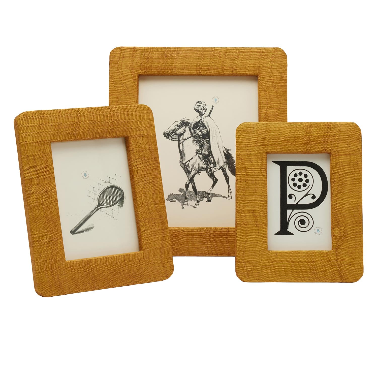 Halle Silken Abaca Picture Frames (Mustard) – Hudson & Vine
