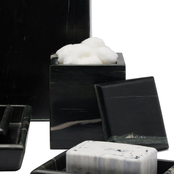Kavala Black Marble Bathroom Accessories