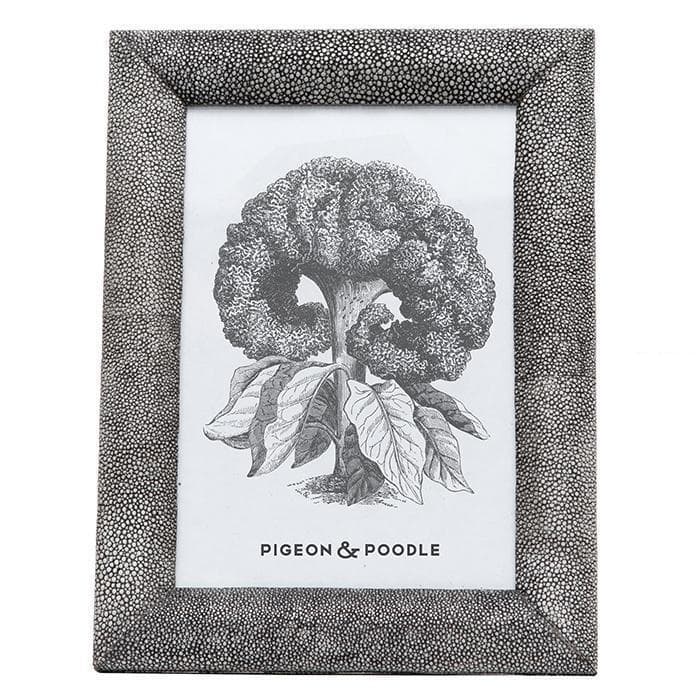 Oxford Faux Shagreen Picture Frames (Cool Gray) – Hudson & Vine