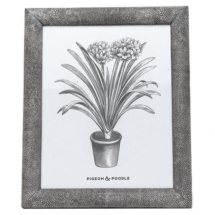 Oxford Faux Shagreen Picture Frames (Cool Gray) – Hudson & Vine