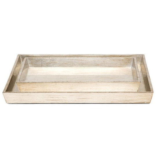 Tanlay Lacquered Silver Leaf Bathroom Accessories – Hudson & Vine