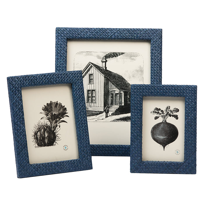 Uvita Woven Pandan Picture Frames (Navy) – Hudson & Vine