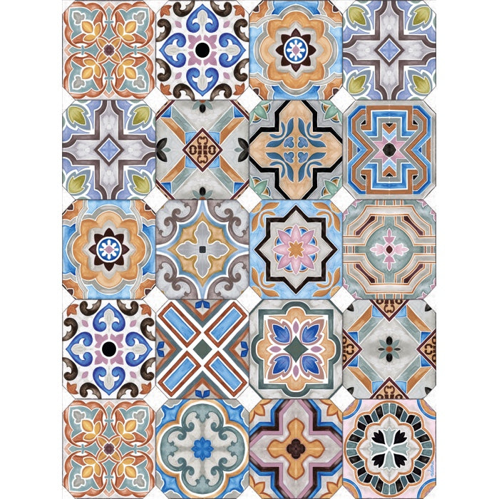 Adama Vinyl Rug/Mat (Porto_Mix) – Hudson & Vine