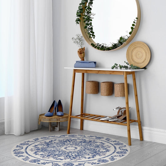 Adama Vinyl Round Rug/Mat (Washington_A) – Hudson & Vine