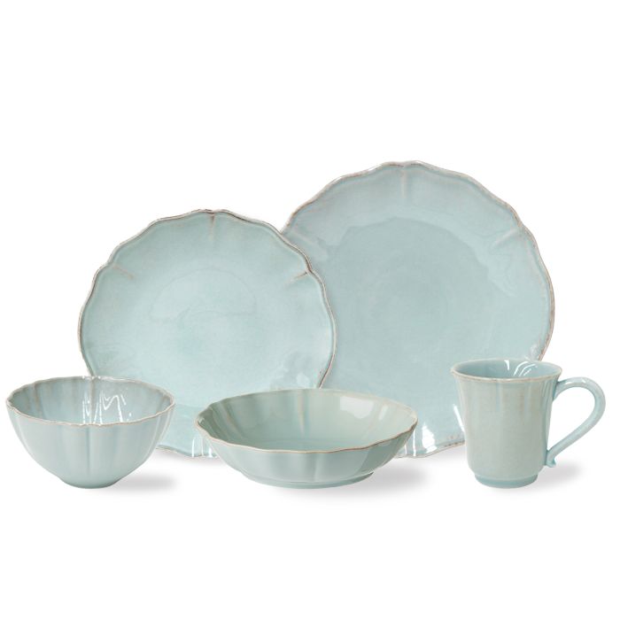 Costa Nova Alentejo Fine Stoneware Dinnerware (Turquoise) – Hudson & Vine