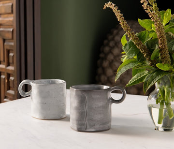 Lucas Cement Glaze Mugs Set/4 – Hudson & Vine
