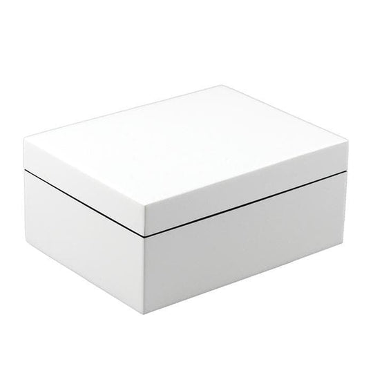 Lacquer Medium Box (White) – Hudson & Vine