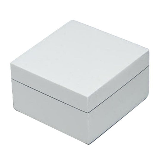 Lacquer Small Square Box (White) – Hudson & Vine
