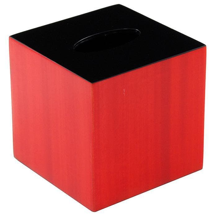 Red Tulipwood Lacquer Tissue Box – Hudson & Vine