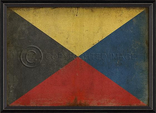 Nautical Flag Z Framed Print – Hudson & Vine