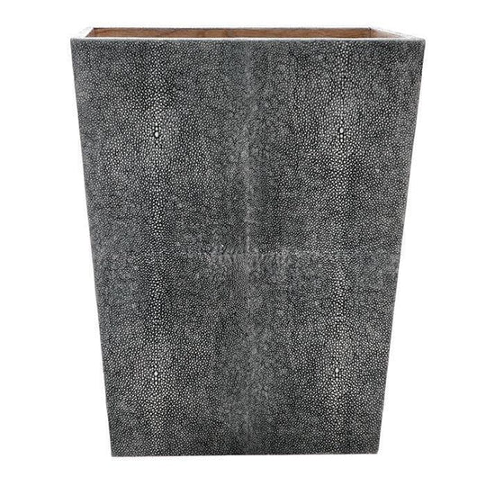 Crosby Gray Rectangle Waste Basket, Tapered – Hudson & Vine